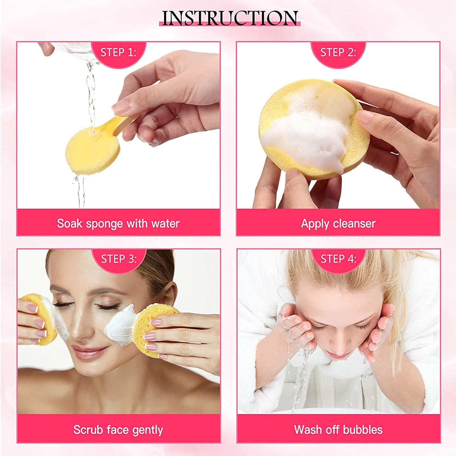 Glow Naturally: The Power of Compressed Facial Sponges