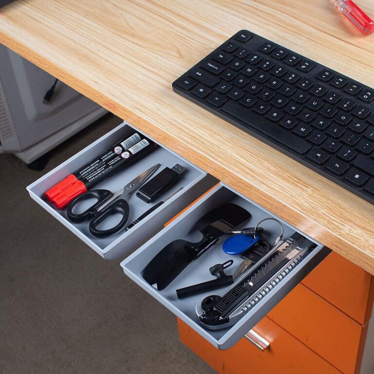 Organize Your Desk with a Hidden Under Desk Drawer!